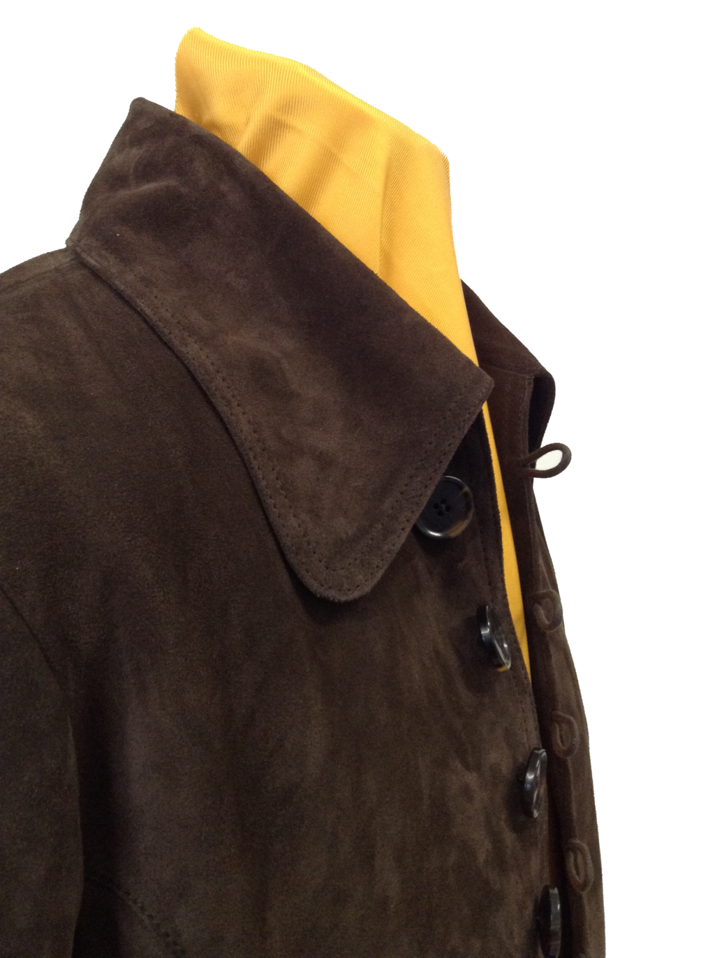 Calf suede budgie jacket with beagle collar – Mendoza Menswear